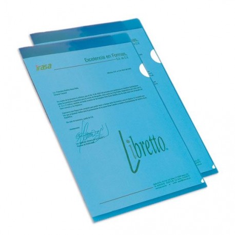 FOLDER DE POLIPROPILENO TAMAÑO CARTA IRASA LIBRETTO TIPO ...